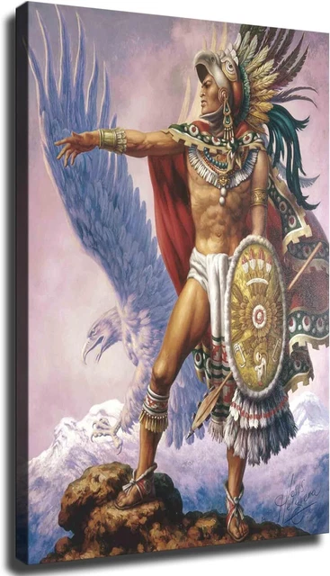 Dopaprint UNFRAMED PAPER POSTER Mexi.Can Mythology Aztec Eagle Warrior ...