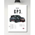 Dopaprint UNFRAMED PAPER POSTER Mini Cooper Poster Print Gp3 Jcw Poster ...