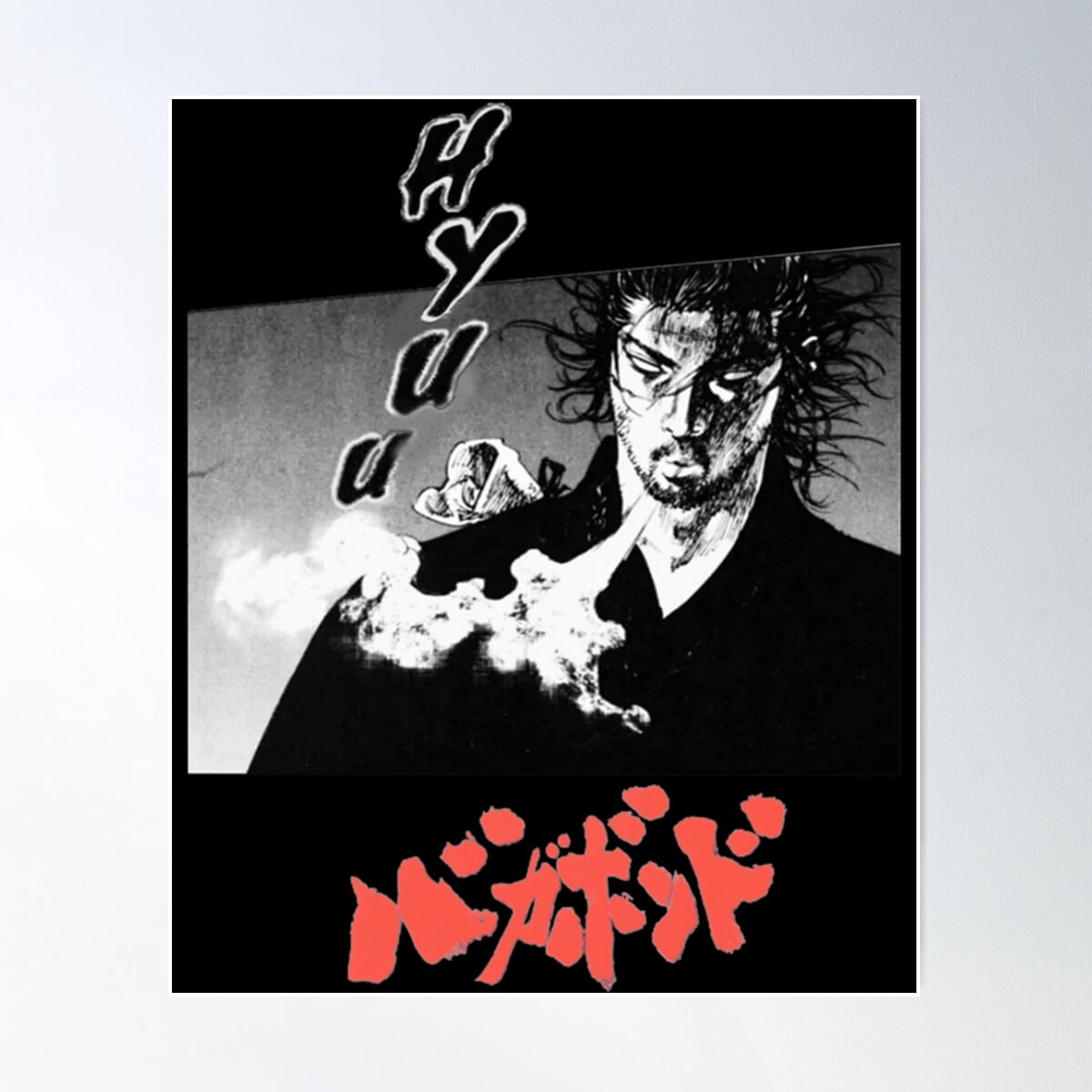 Dopaprint UNFRAMED PAPER POSTER Miyamoto Musashi Looking Menacing ...