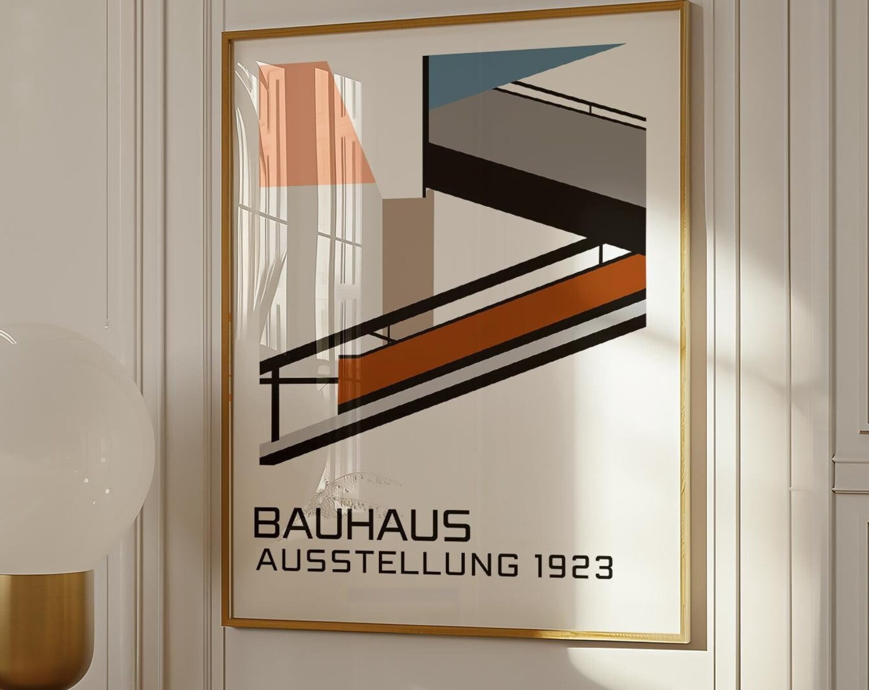 Dopaprint UNFRAMED PAPER POSTER Modern Bauhaus Architecture Art Print ...