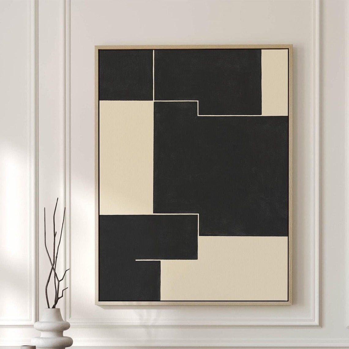 Dopaprint UNFRAMED PAPER POSTER Modern Minimal Abstract Hard-Edge ...