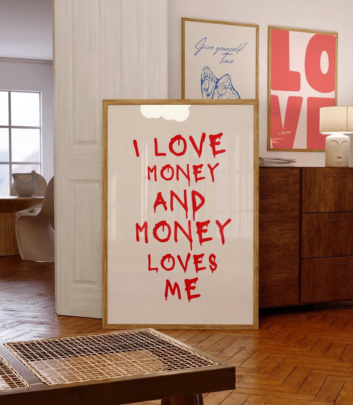 Dopaprint UNFRAMED PAPER POSTER Money Print, I Love Money And Money ...