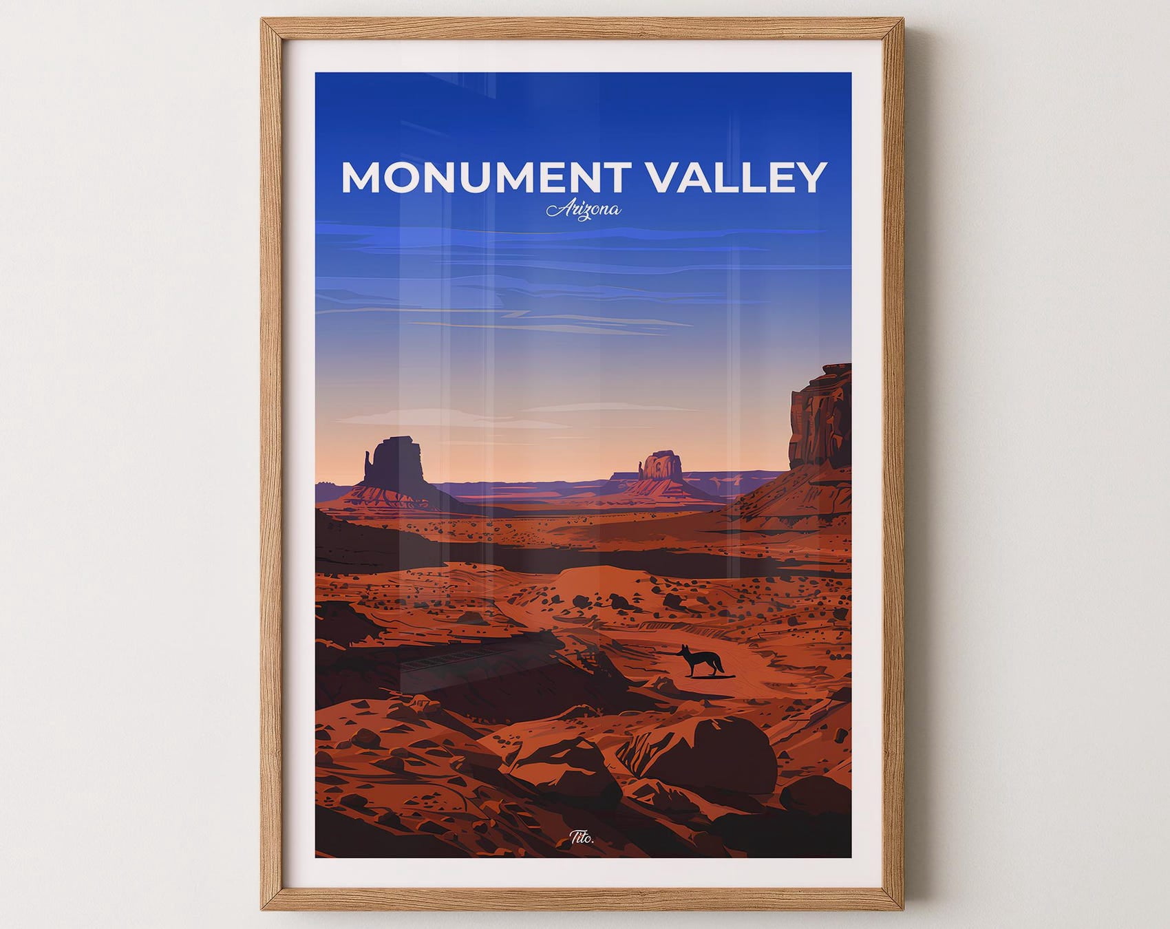 Dopaprint UNFRAMED PAPER POSTER Monument Valley Poster, Monument Valley ...