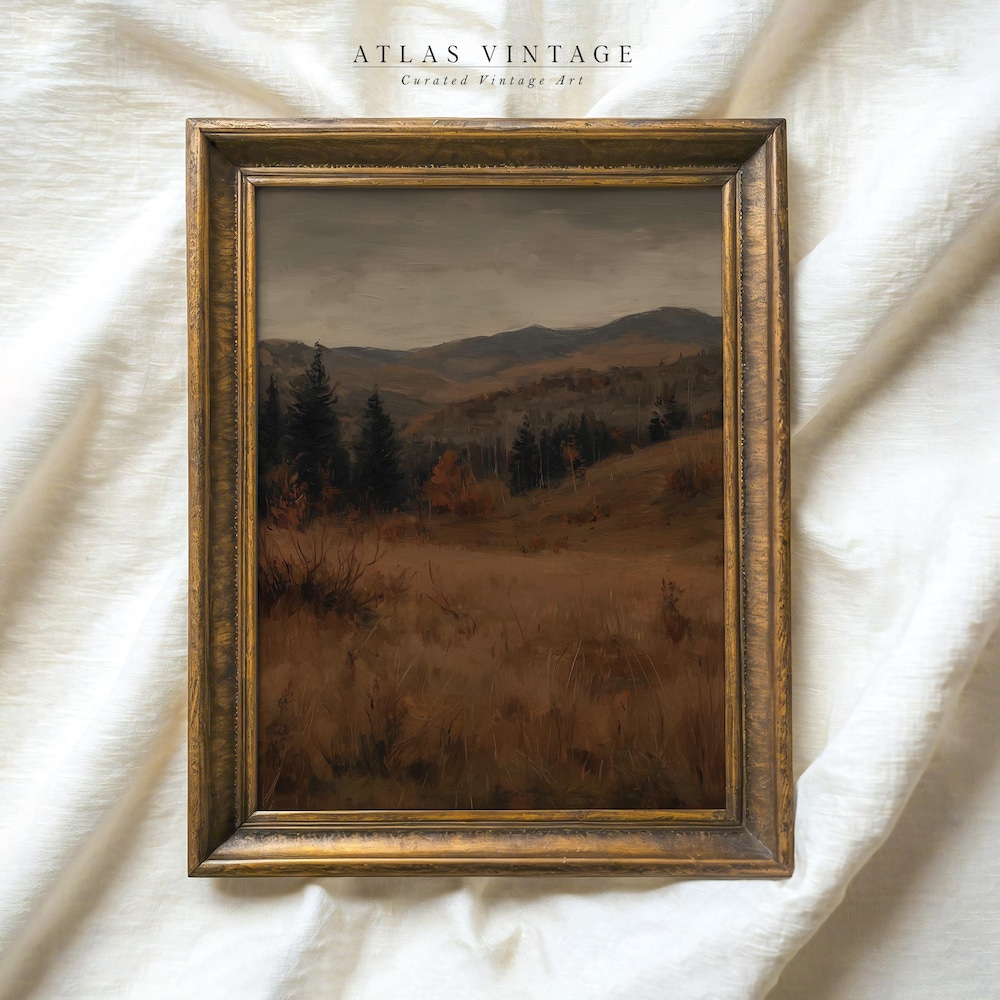 Dopaprint UNFRAMED PAPER POSTER Moody Autumn Mountain Landscape Print ...