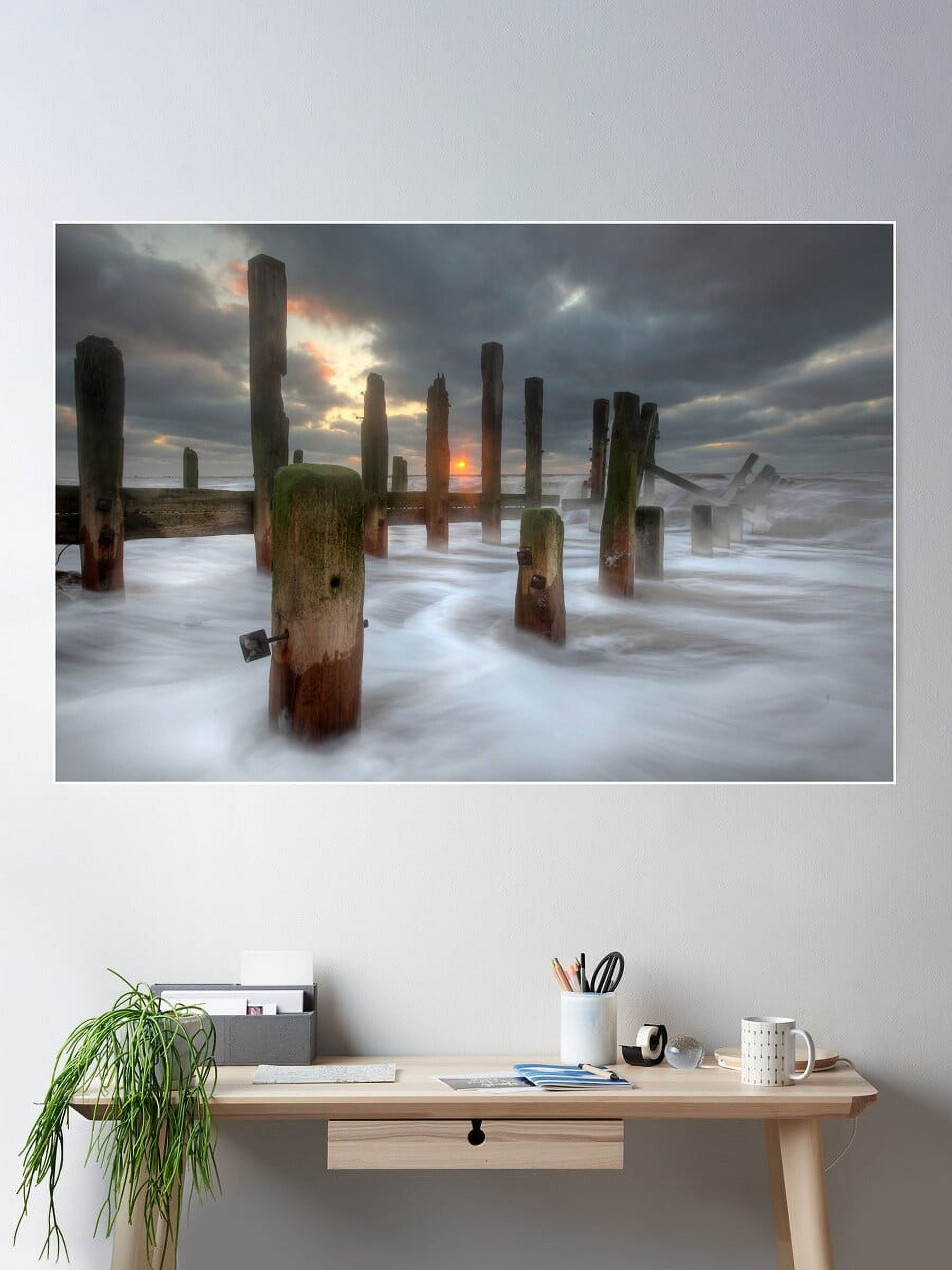 Dopaprint UNFRAMED PAPER POSTER Moody Spurn Point Poster Wall Art ...