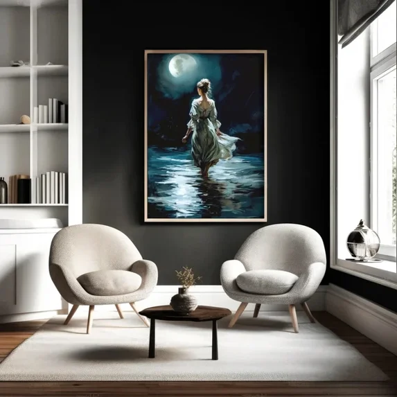 Dopaprint UNFRAMED PAPER POSTER Moody Victorian Painting Poster Art ...