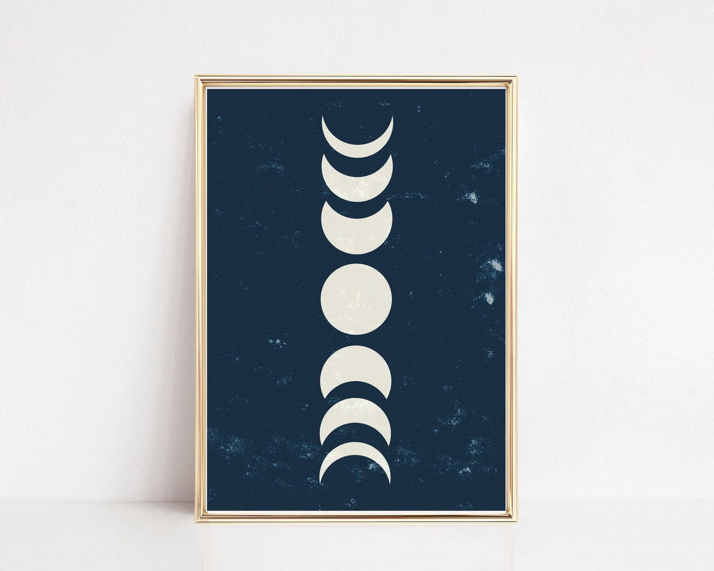 Dopaprint UNFRAMED PAPER POSTER Moon Phases Print Moon Phase Poster ...