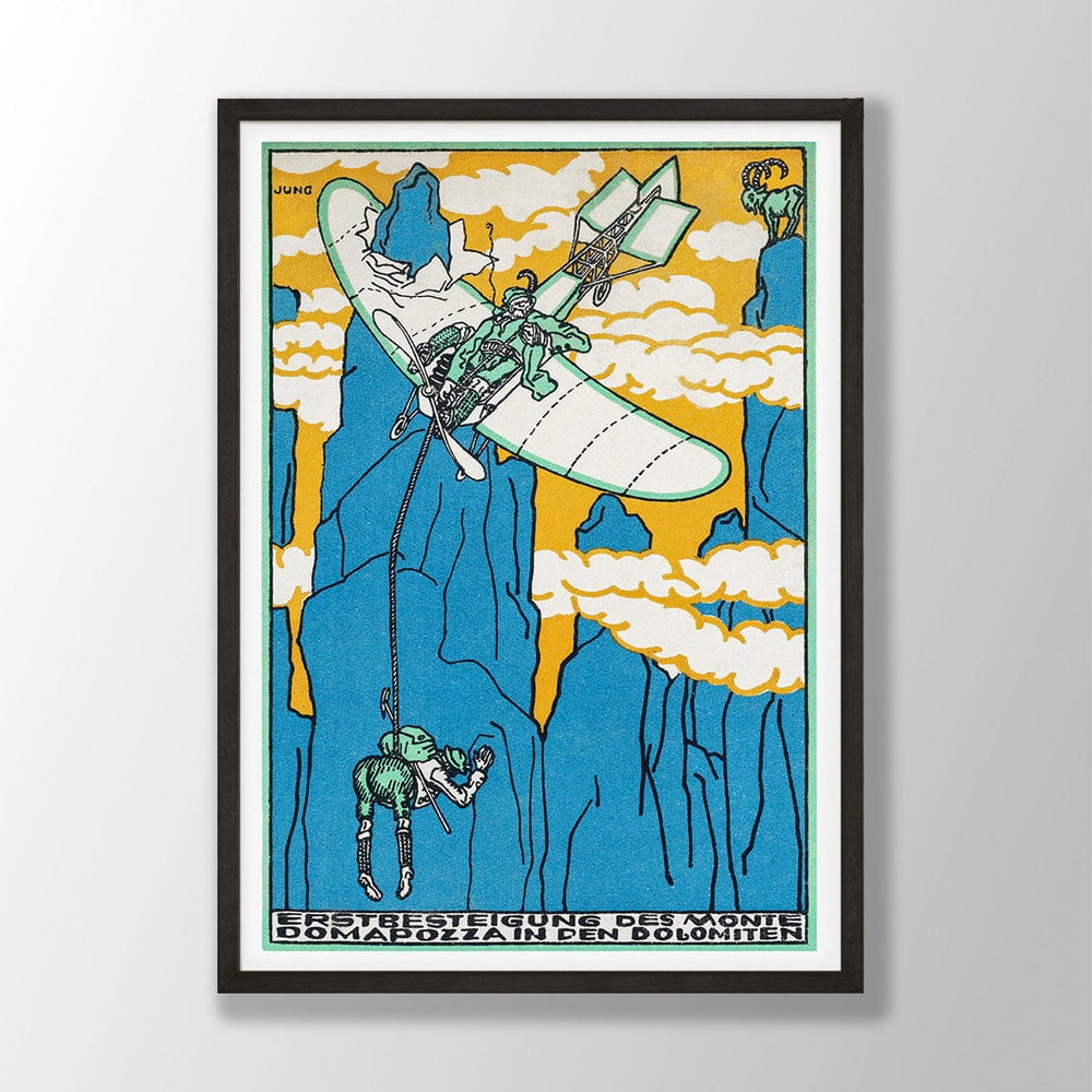 Dopaprint UNFRAMED PAPER POSTER Moriz Jung Print - Plane Wall Art ...