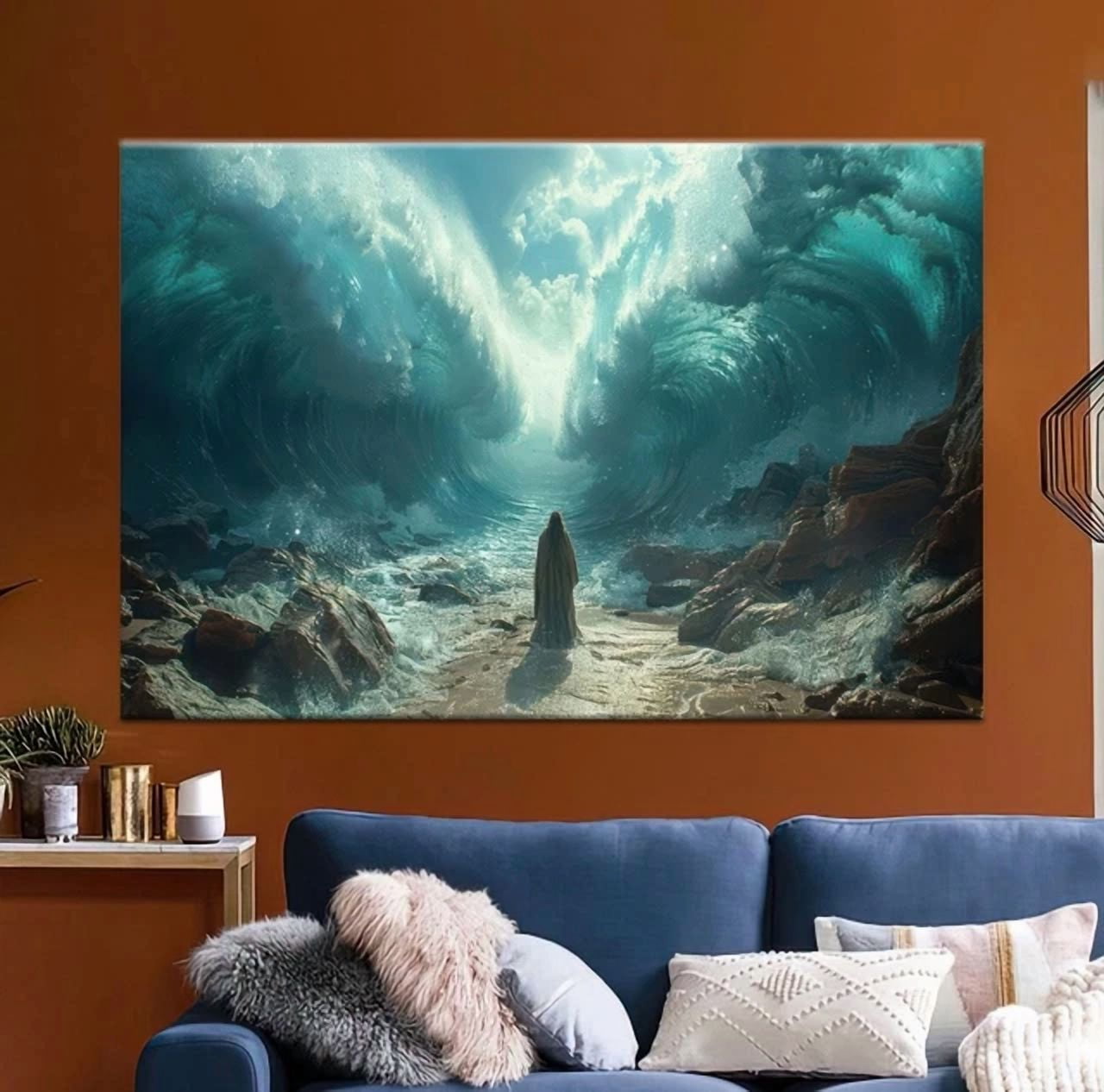 Dopaprint UNFRAMED PAPER POSTER Moses Parting The Red Sea Wall Art ...