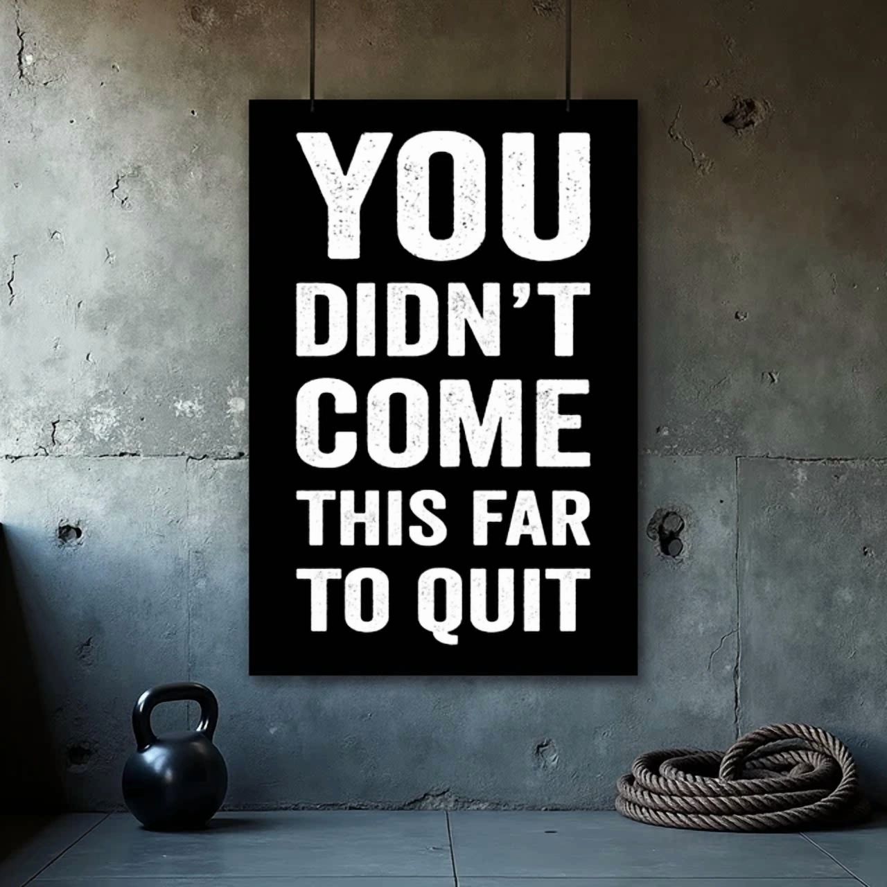 Dopaprint UNFRAMED PAPER POSTER Motivational Fitness Poster ...