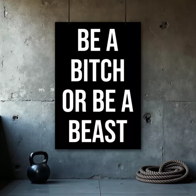 Dopaprint UNFRAMED PAPER POSTER Motivational Fitness Poster ...
