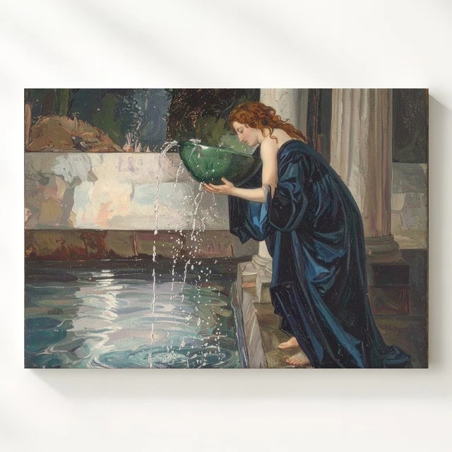Dopaprint UNFRAMED PAPER POSTER Mystic Reflection Posterclassical Woman ...