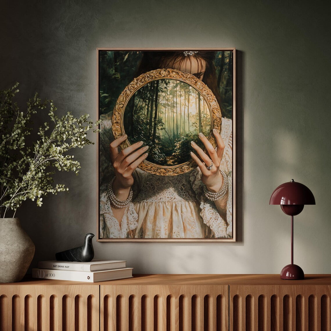 Dopaprint UNFRAMED PAPER POSTER Mystical Forest Reflection - Enchanting ...