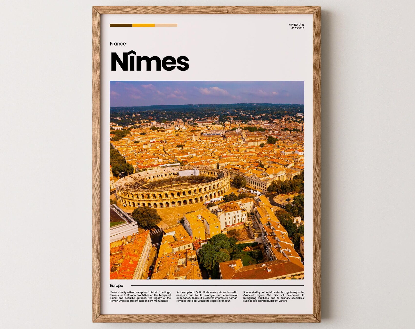 Dopaprint UNFRAMED PAPER POSTER Nã®Mes Poster, Nã®Mes Print, Nã®Mes ...