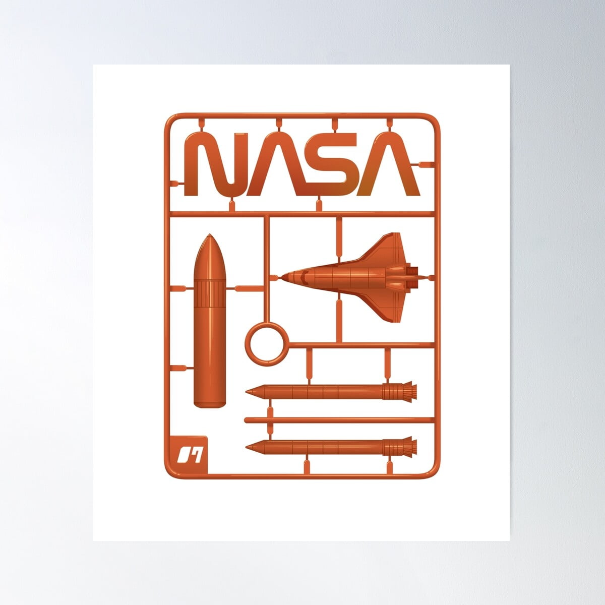 Dopaprint UNFRAMED PAPER POSTER Nasa Model Poster Wall Art, Modern Wall ...
