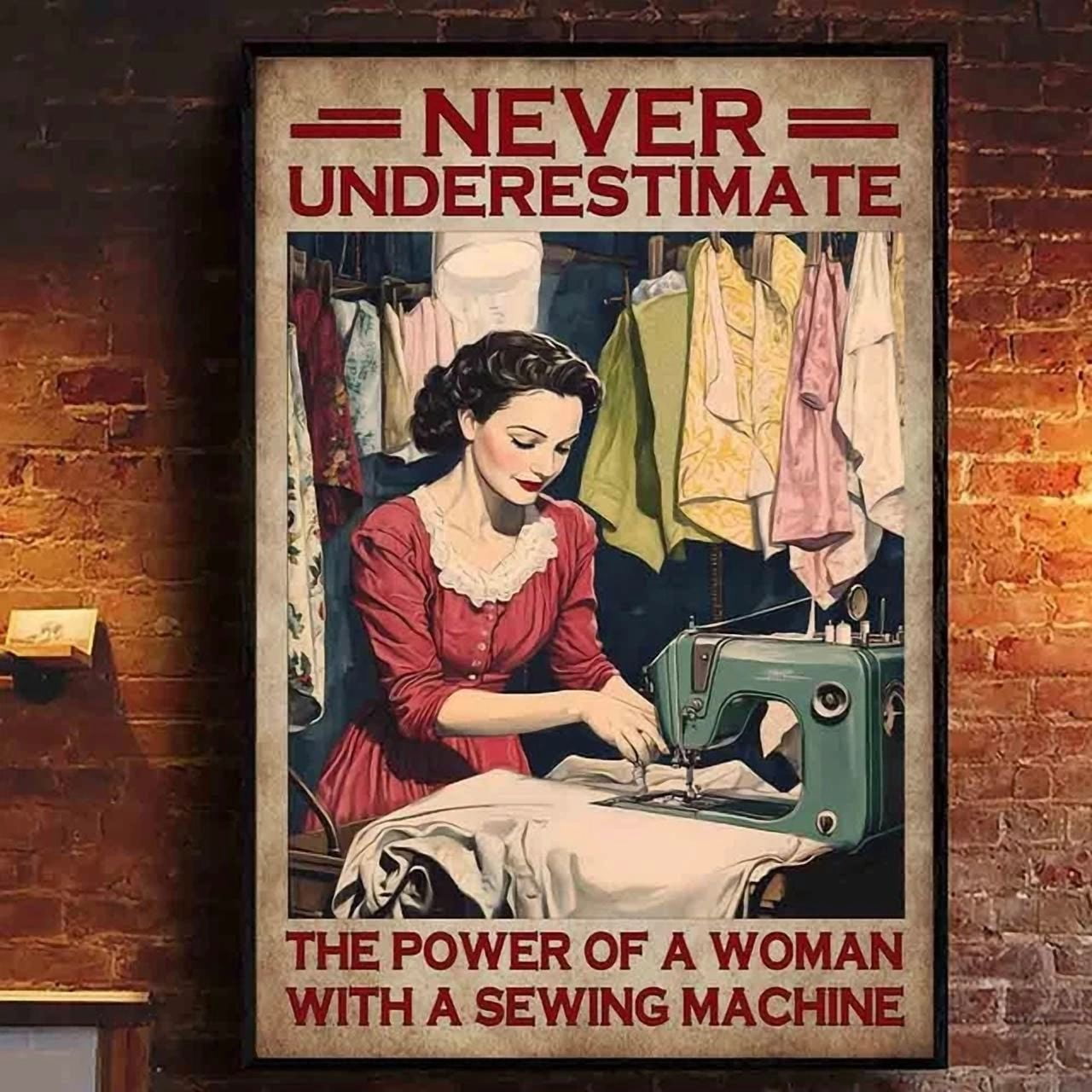 Dopaprint UNFRAMED PAPER POSTER Never Underestimate The Power Of A ...