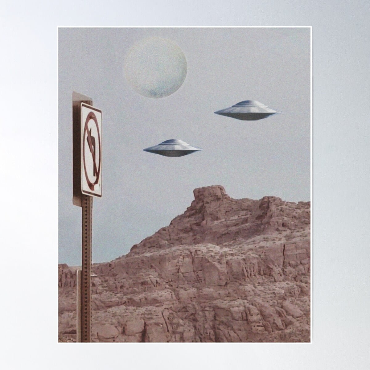 Dopaprint UNFRAMED PAPER POSTER No Left Turn Poster Wall Art, Modern ...