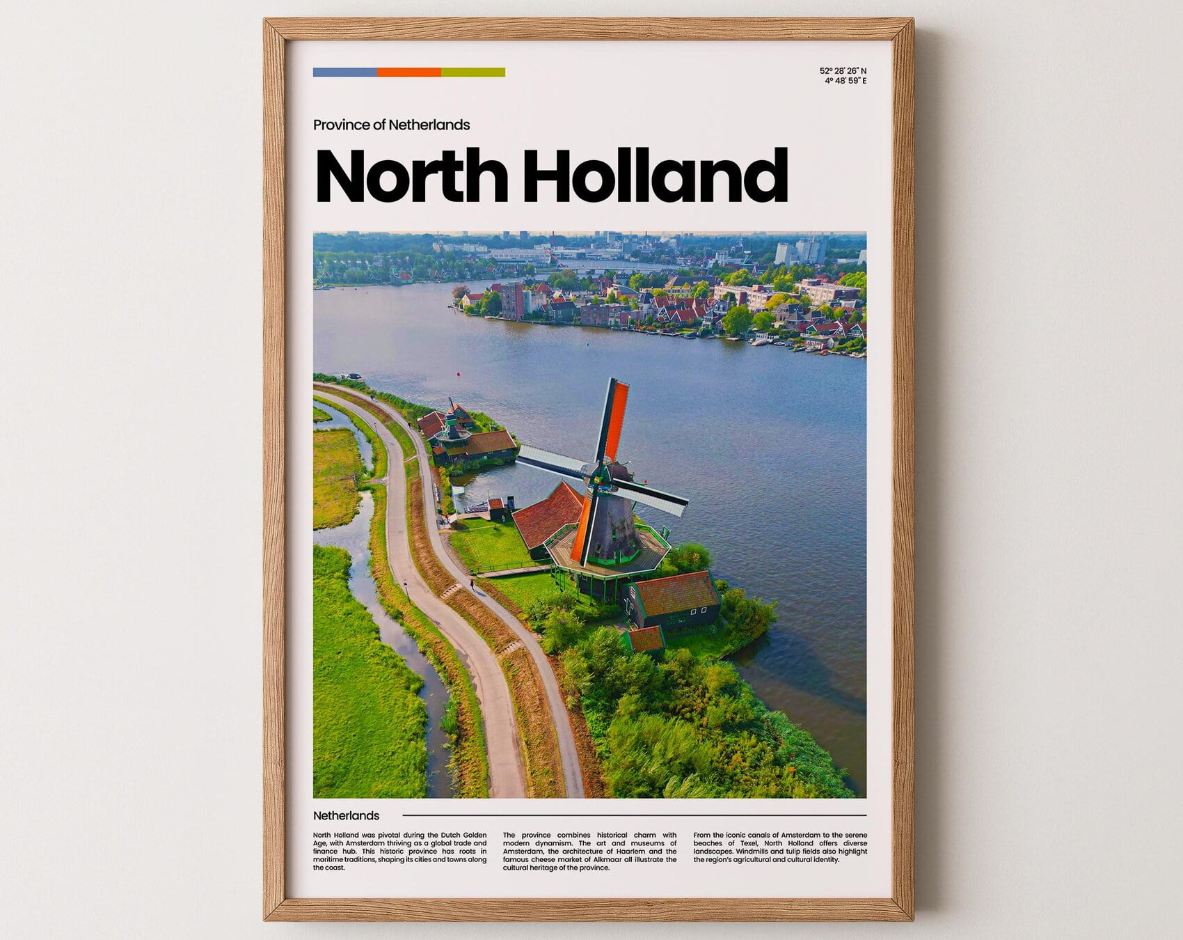 Dopaprint UNFRAMED PAPER POSTER North Holland Poster, North Holland ...