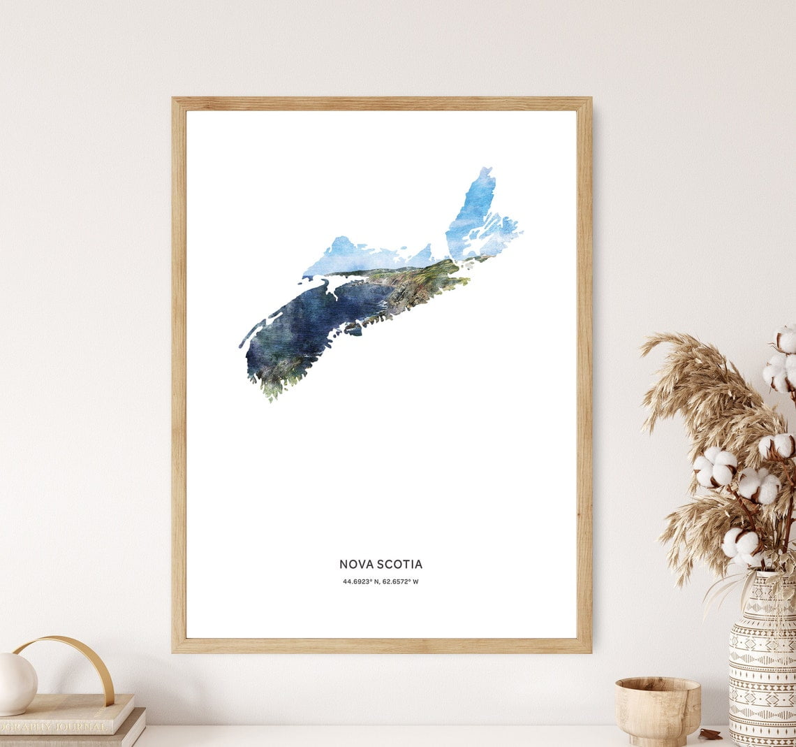 Dopaprint UNFRAMED PAPER POSTER Nova Scotia Print, Nova Scotia Print ...