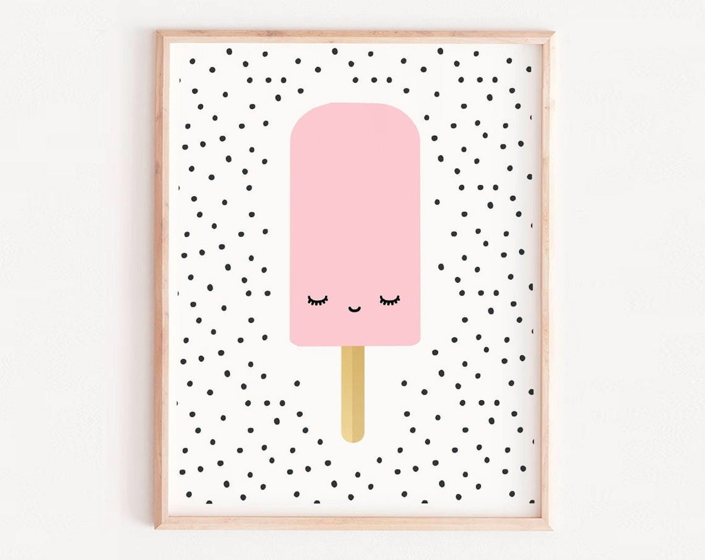Dopaprint UNFRAMED PAPER POSTER Nursery Ice Cream Print, Ice Cream ...