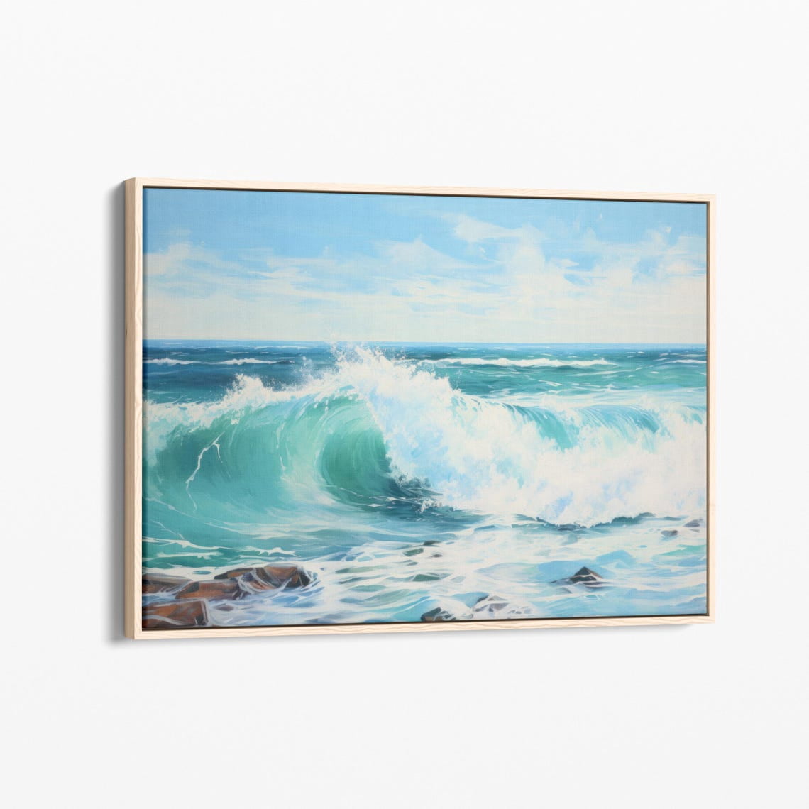 Dopaprint UNFRAMED PAPER POSTER Ocean, Beach Print, Ocean Waves Aerial ...