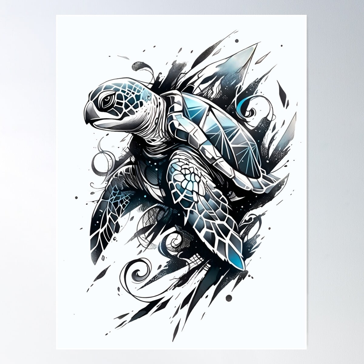 Dopaprint UNFRAMED PAPER POSTER Ocean Sentinel Poster Wall Art, Modern ...