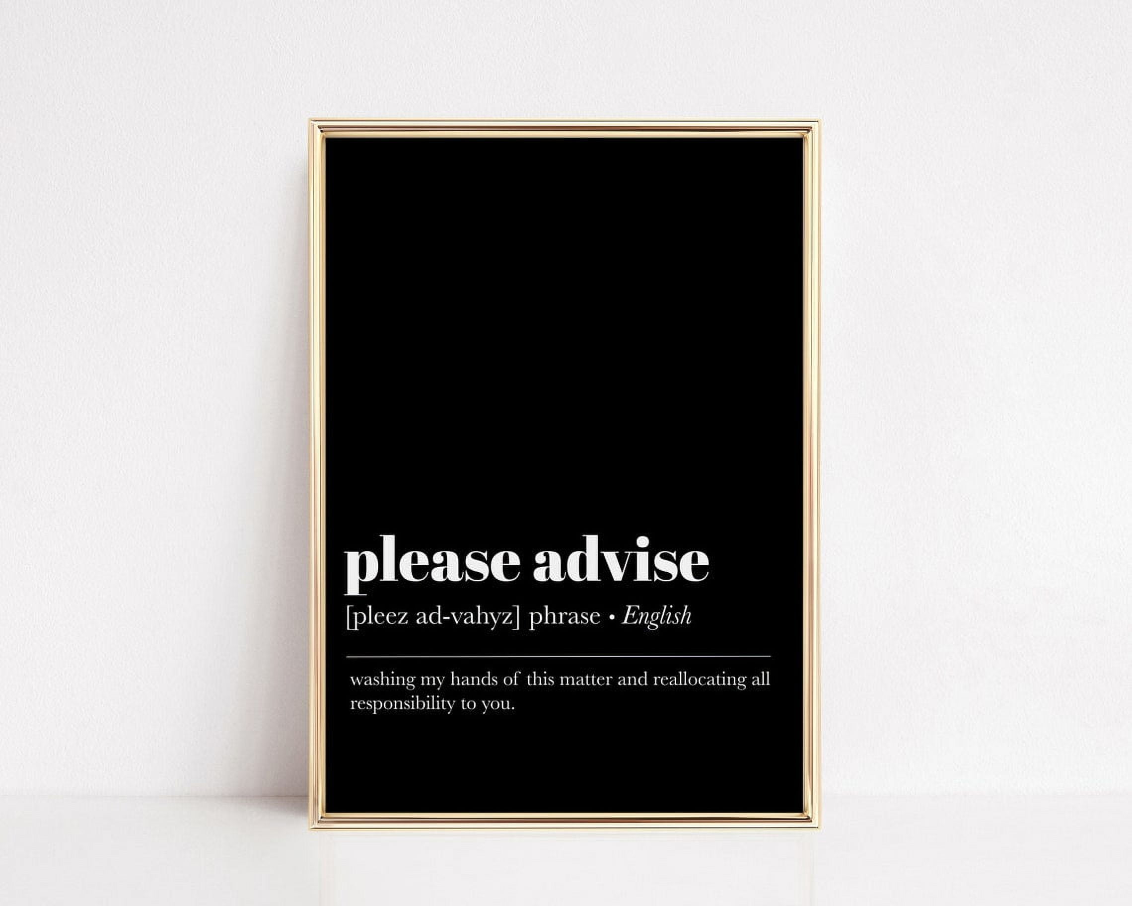 Dopaprint UNFRAMED PAPER POSTER Office Wall Art Funny Home Office Decor ...