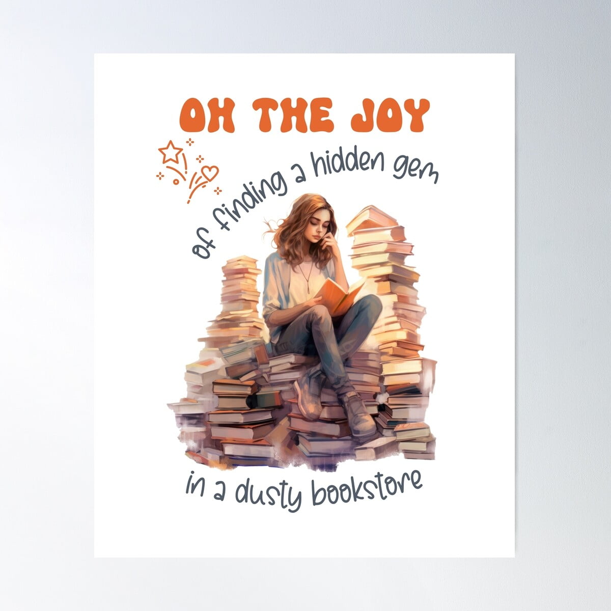 Dopaprint UNFRAMED PAPER POSTER Oh The Joy Of Finding A Hidden Gem In A ...