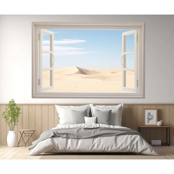 Dopaprint UNFRAMED PAPER POSTER Open Window With A Desert View Wall Art ...