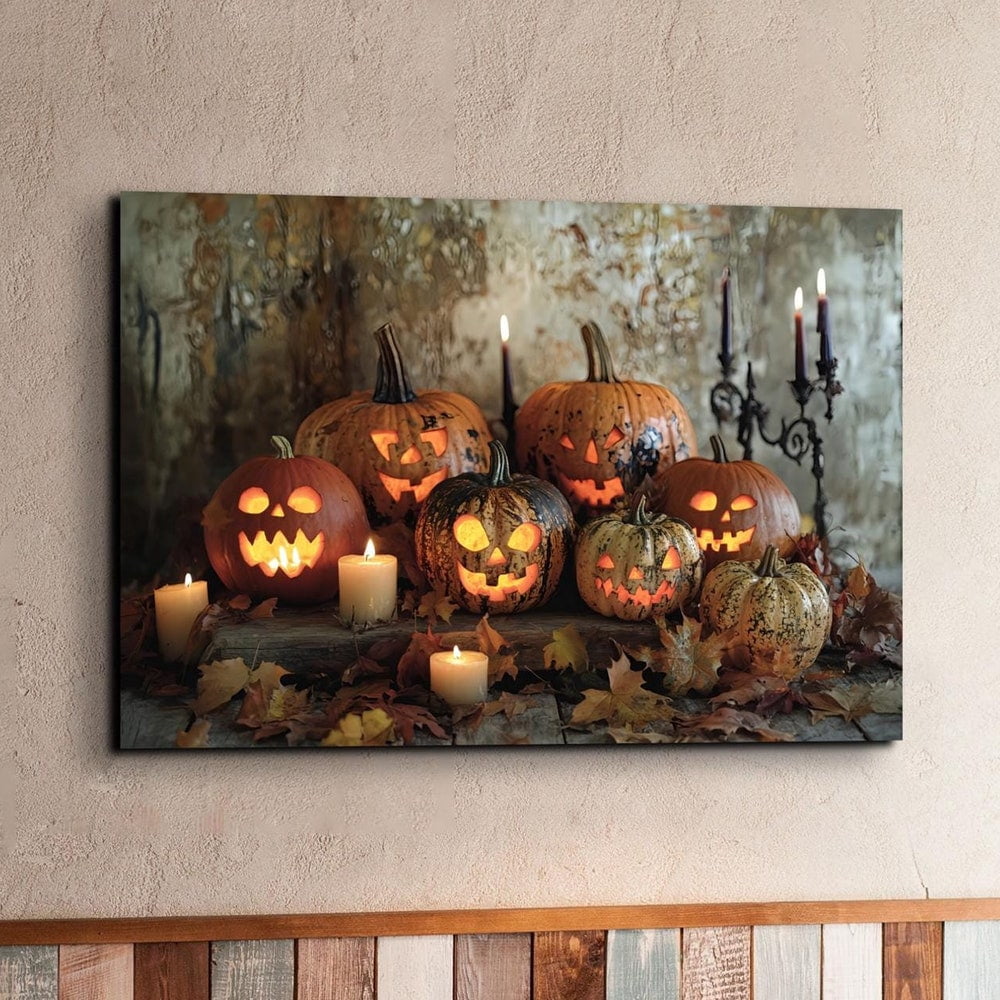 Dopaprint UNFRAMED PAPER POSTER The Original Hal.Low.Een Pumpkin In A ...
