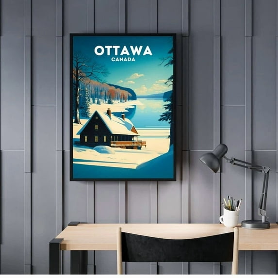 Dopaprint UNFRAMED PAPER POSTER Ottawa Travel, Cana.Da Poster Art, Home ...