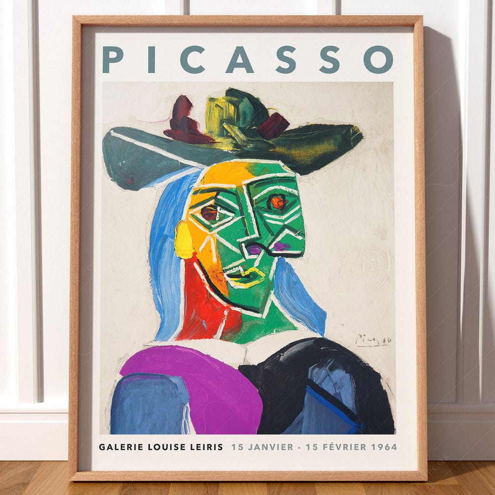 Dopaprint UNFRAMED PAPER POSTER Pablo Picasso Print, Picasso Wall Art ...