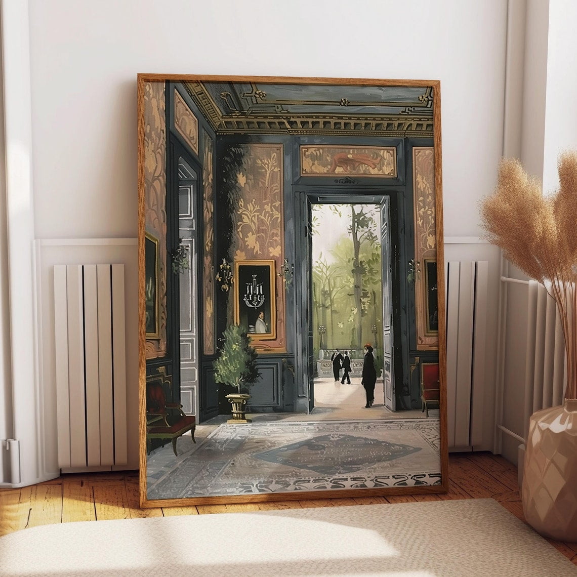 Dopaprint UNFRAMED PAPER POSTER Palatial Estate Garden View Art - Grand ...