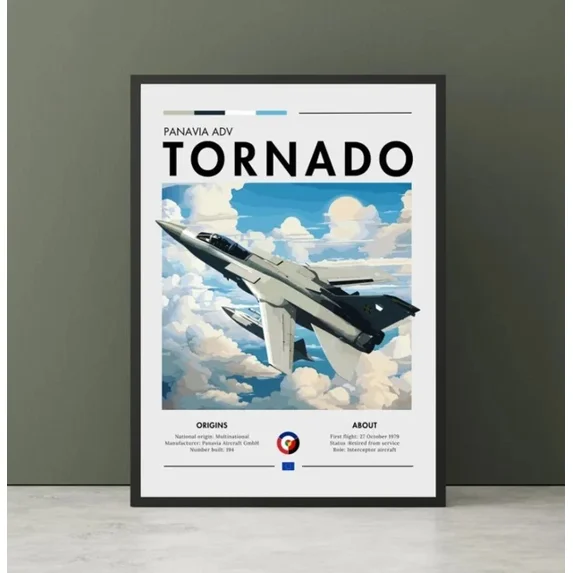 Dopaprint UNFRAMED PAPER POSTER Panavia Tornado Adv Print - Aviation ...