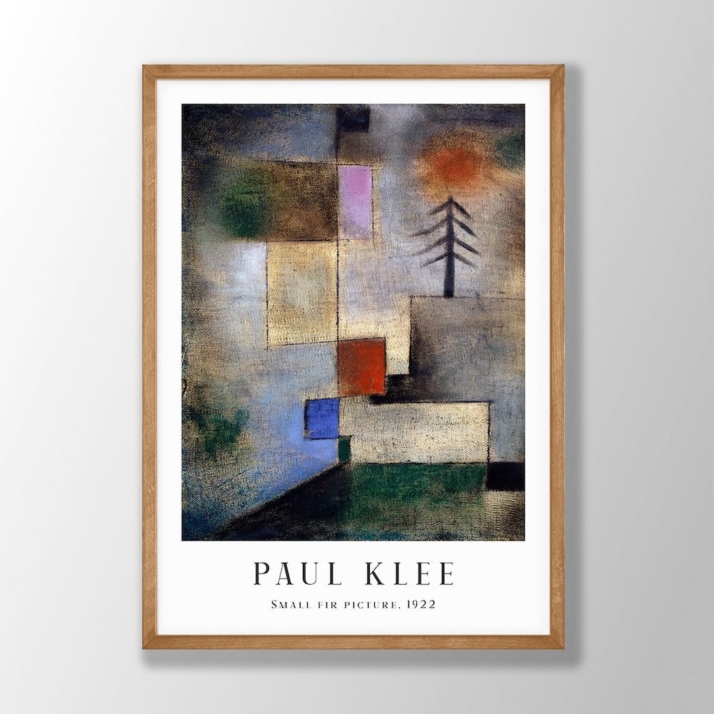 Dopaprint UNFRAMED PAPER POSTER Paul Klee Art Print - Small Fir Picture ...