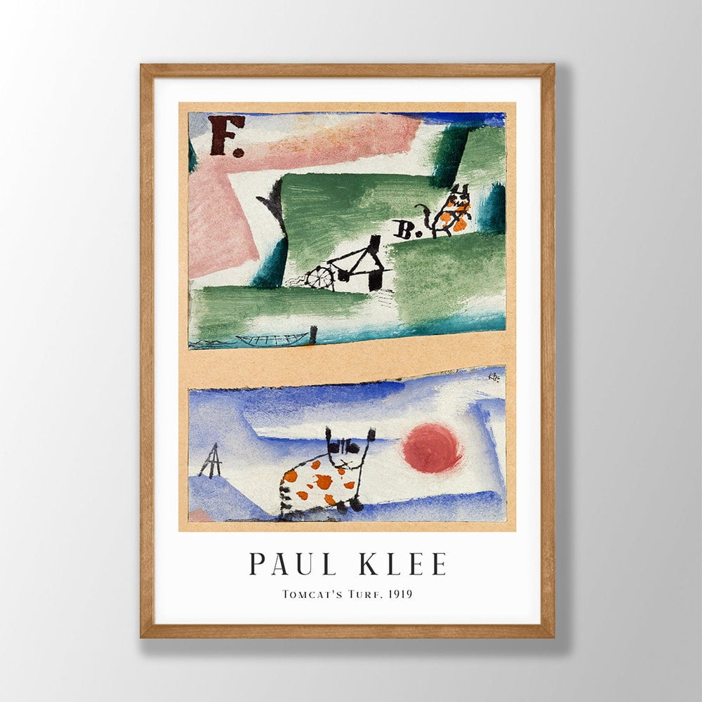 Dopaprint UNFRAMED PAPER POSTER Paul Klee Art Print - Tomcat'S Turf ...