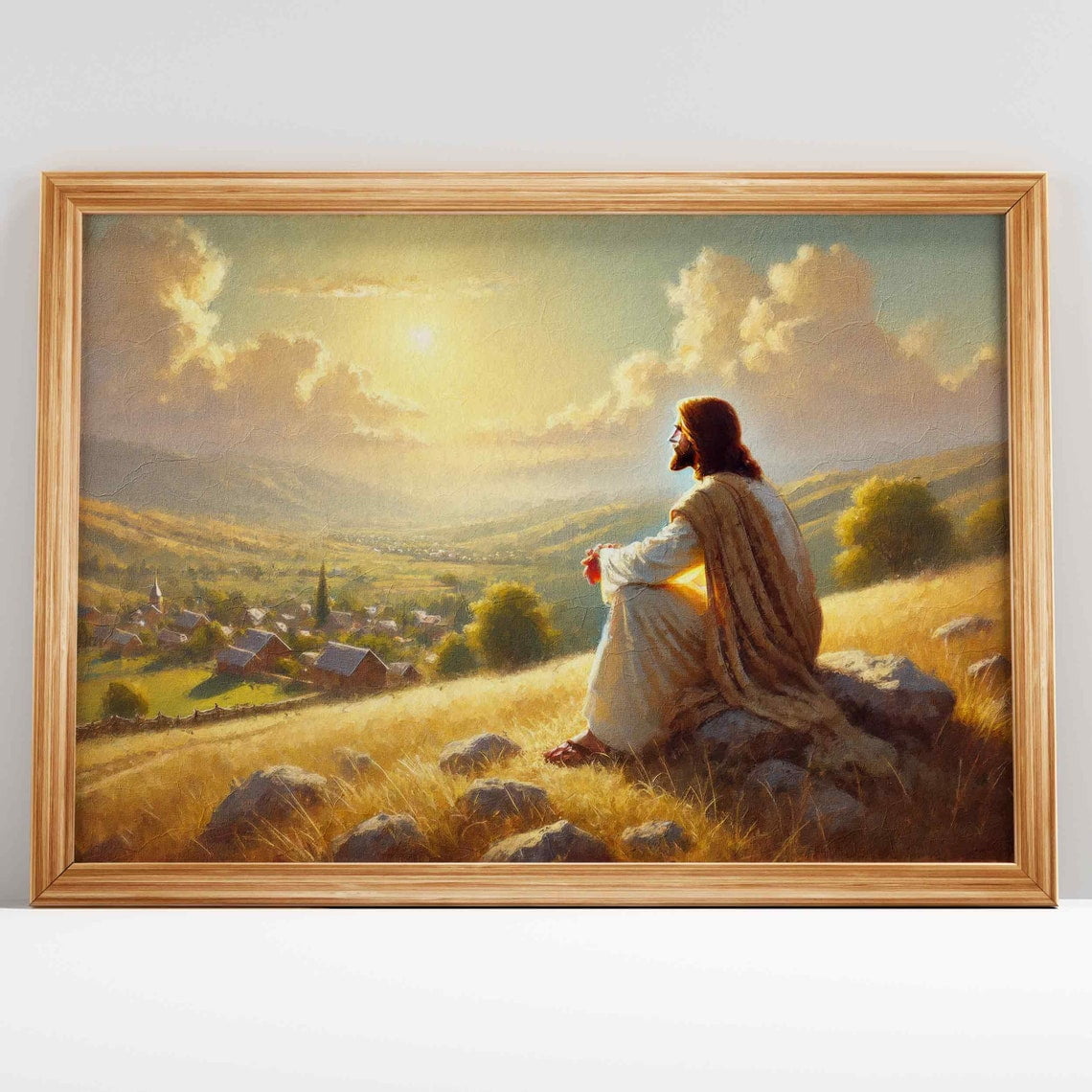 Dopaprint UNFRAMED PAPER POSTER Peaceful Light, Jesus Portrait, Jesus ...