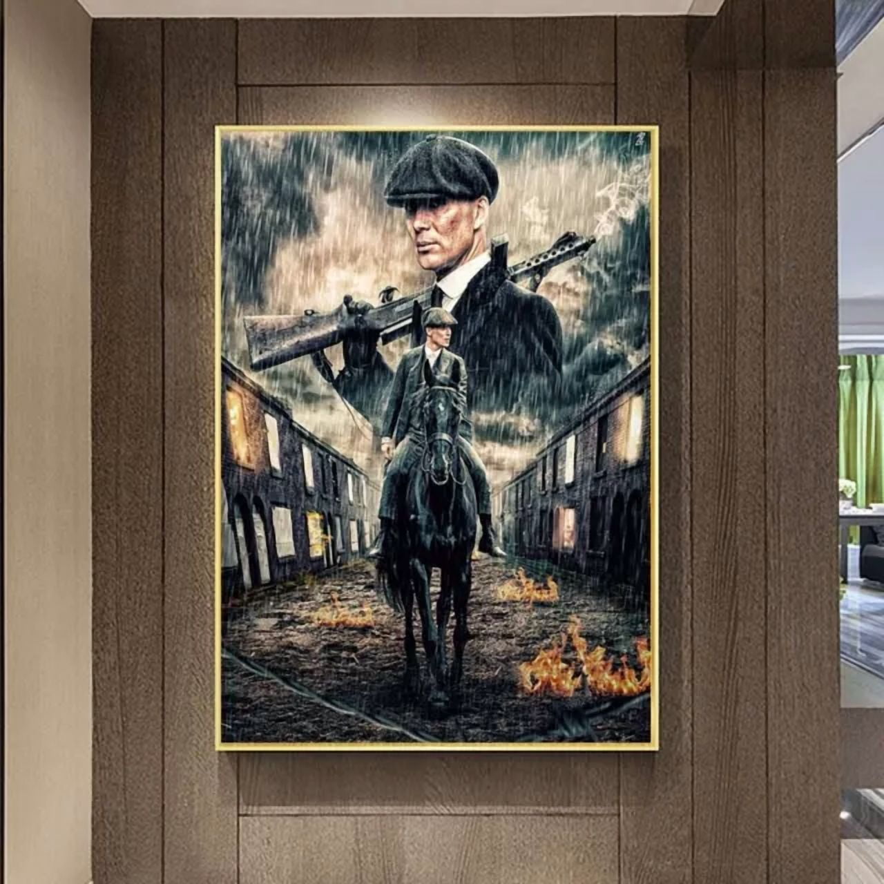 Dopaprint UNFRAMED PAPER POSTER Peaky Blinders Tommy Shelby Art Poster ...