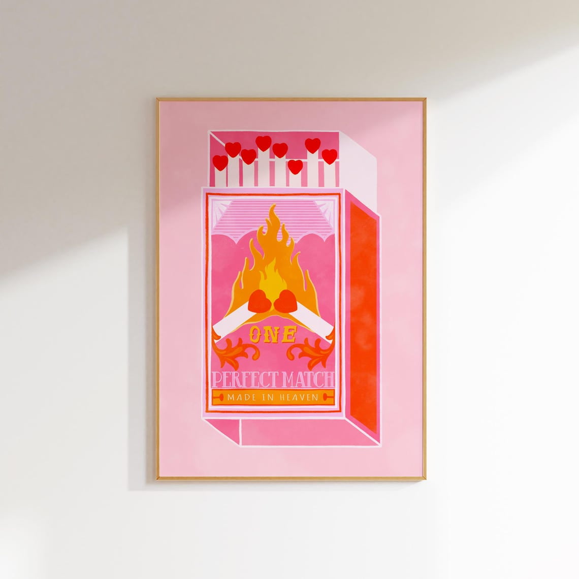Dopaprint UNFRAMED PAPER POSTER Perfect Match Made In Heaven, Preppy ...