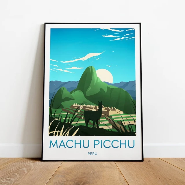 Dopaprint UNFRAMED PAPER POSTER Peru, Machu Picchu Traditional Travel ...