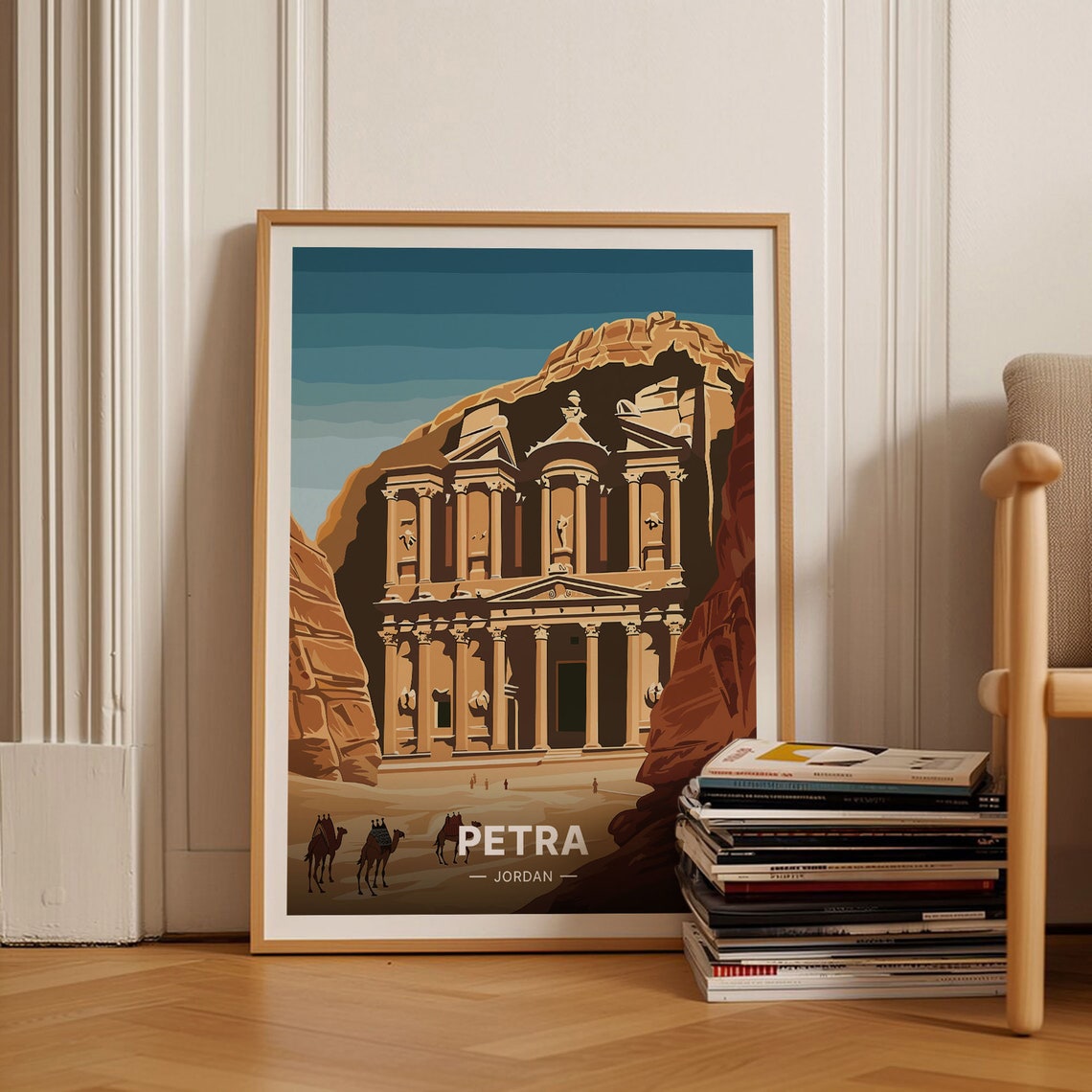 Dopaprint UNFRAMED PAPER POSTER Petra, Jordan Wall Art, World Travel ...