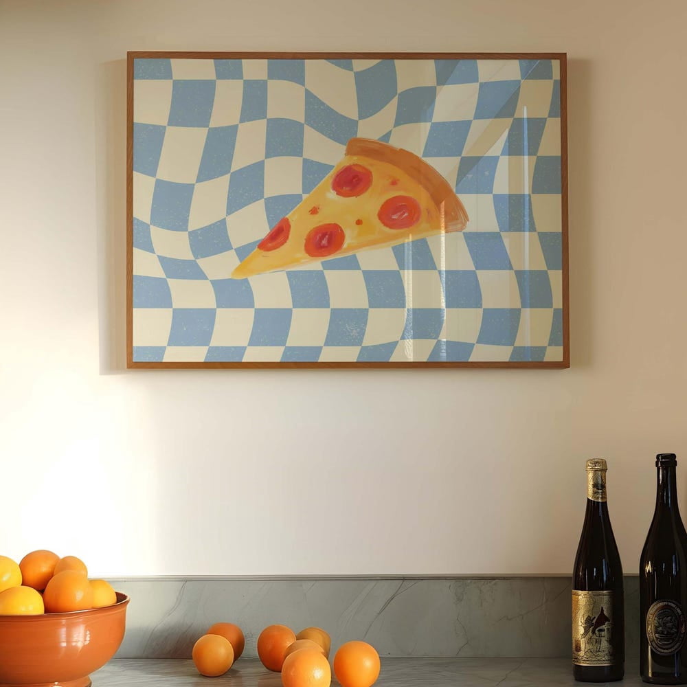 Dopaprint UNFRAMED PAPER POSTER Pizza Print Foodie Poster Trendy ...
