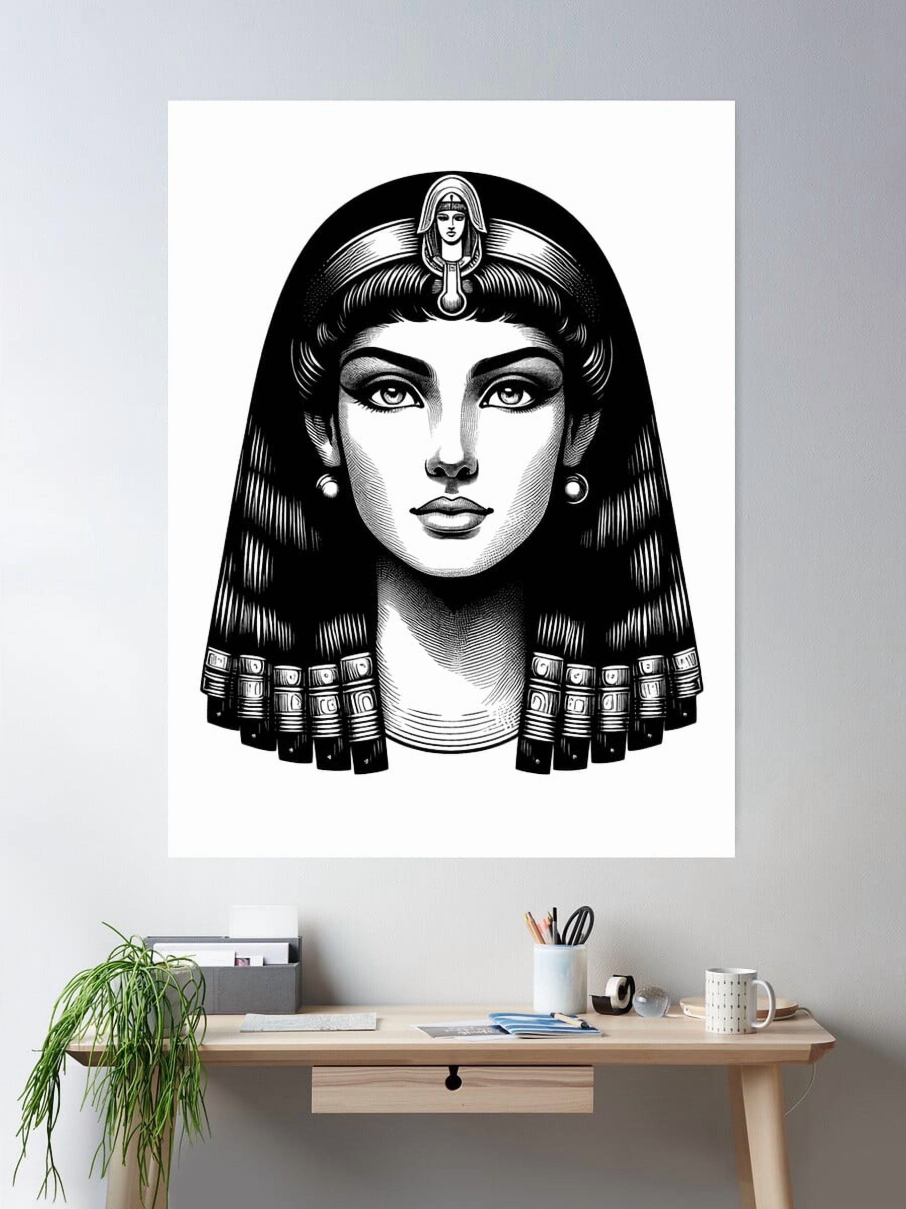 Dopaprint UNFRAMED PAPER POSTER Portrait Of Cleopatra Poster Wall Art ...