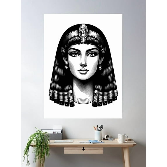 Dopaprint UNFRAMED PAPER POSTER Portrait Of Cleopatra Poster Wall Art ...