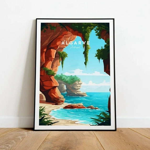 Dopaprint UNFRAMED PAPER POSTER Portugal, Algarve Traditional Travel ...