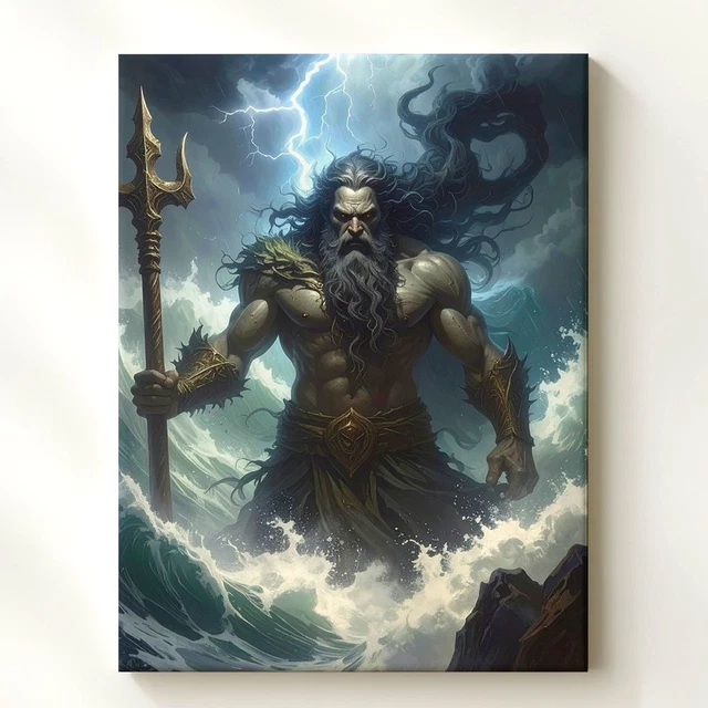 Dopaprint UNFRAMED PAPER POSTER Poseidons Wrath Posterpowerful Storm ...