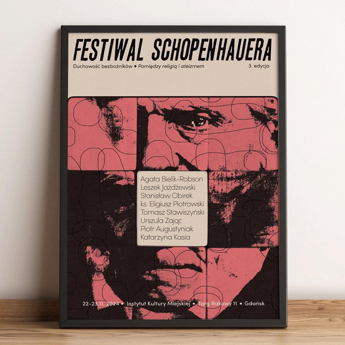 Dopaprint UNFRAMED PAPER POSTER Poster For Arthur Schopenhauer Festival ...