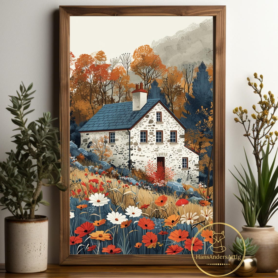 Dopaprint UNFRAMED PAPER POSTER Poster Autumn Wall Art For Fall Lover ...
