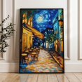 Dopaprint UNFRAMED PAPER POSTER Poster, Van Gogh Style, Cafe At Night ...
