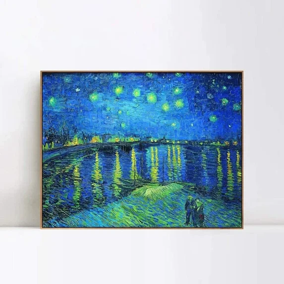 Dopaprint UNFRAMED PAPER POSTER Print Starry Night Over The Rhone By ...